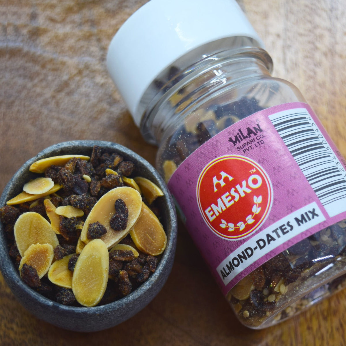 Milan Almond Dates Mix (Emesko) - A perfect mid-meal snack with no ...